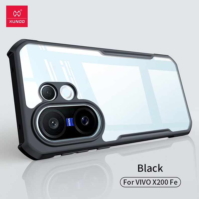 XUNDD Case Vivo X200 FE Shockproof X200FE Camera Lens Protection Soft ...