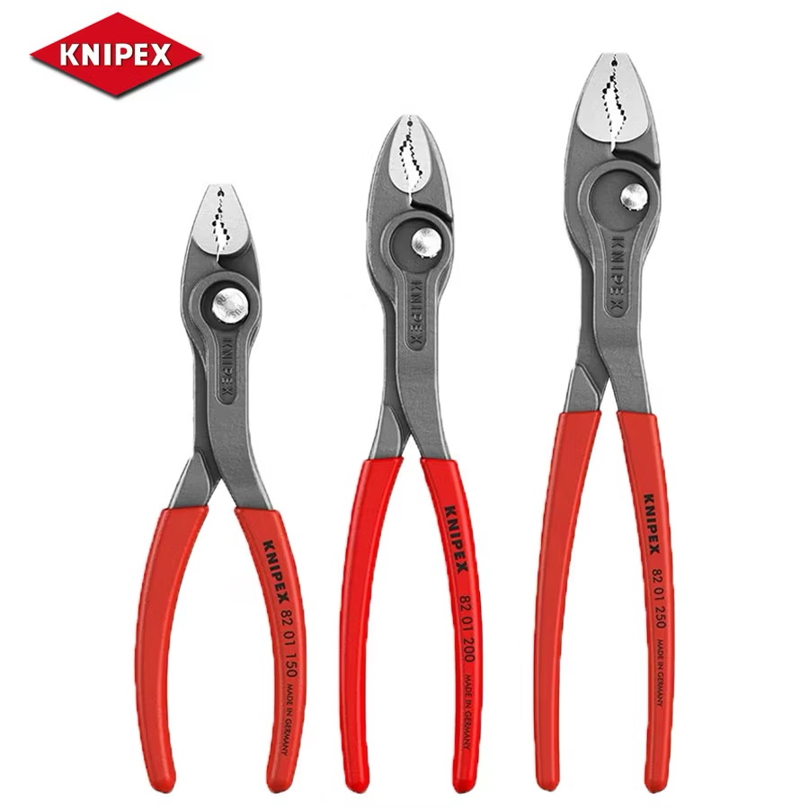 Knipex 8202200 250 Twin Grip Slip Joint Plier Multi-Purpose 82 02 200 250 Two-Color Handle ...