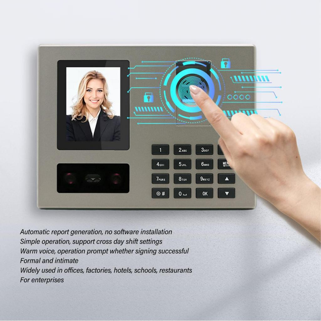 Time Attendance Machine Face Scanner And Fingerprint Scanning Finch ...