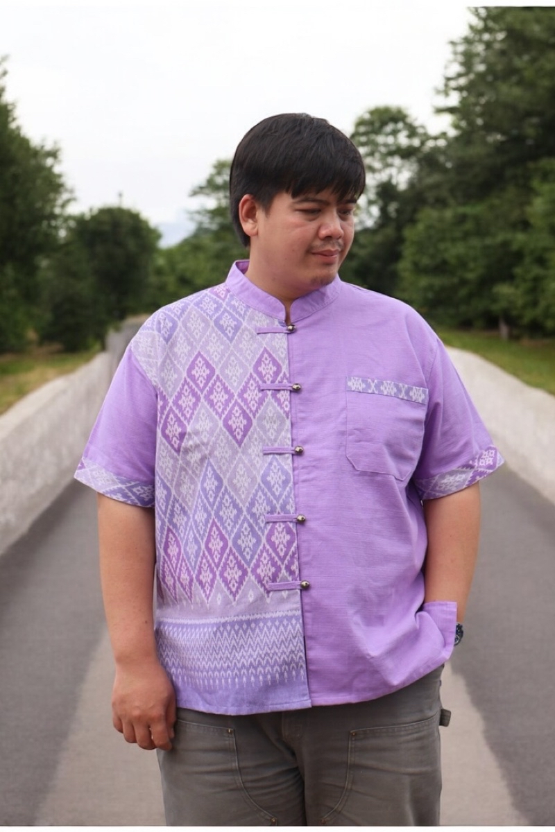 Thai Mudmee Pattern Shirt Pikul Flower Mud Fermented Cloth New Product ...
