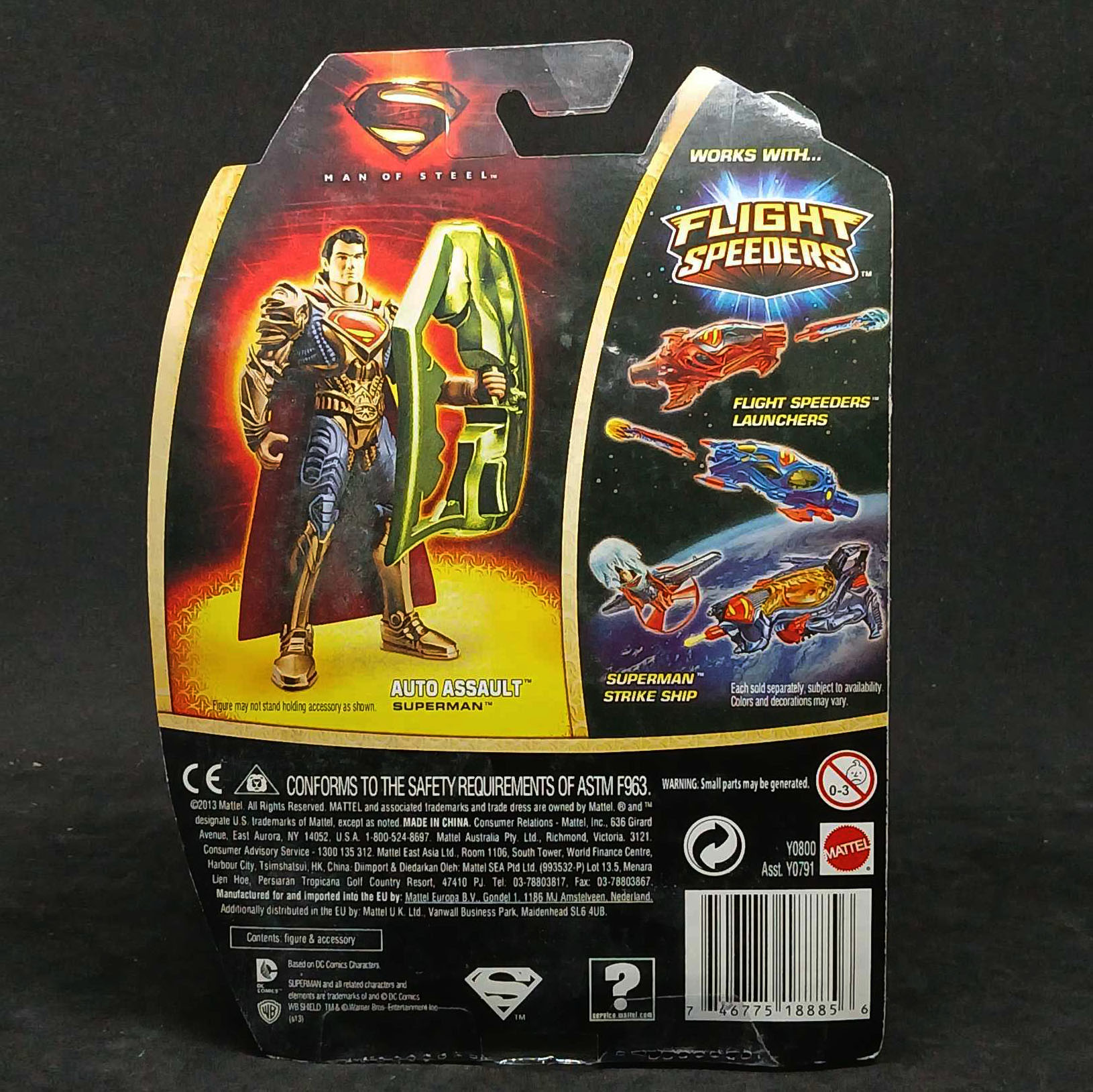 Steel Mens Superman Man of Action Figure [Auto Assault] 3.75 inch ...