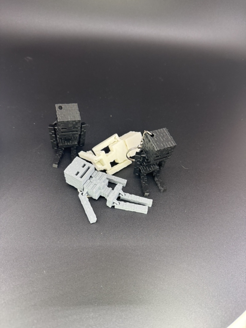 Minecraft Keychain Pixel Style Skeleton Wither | Shopee Philippines