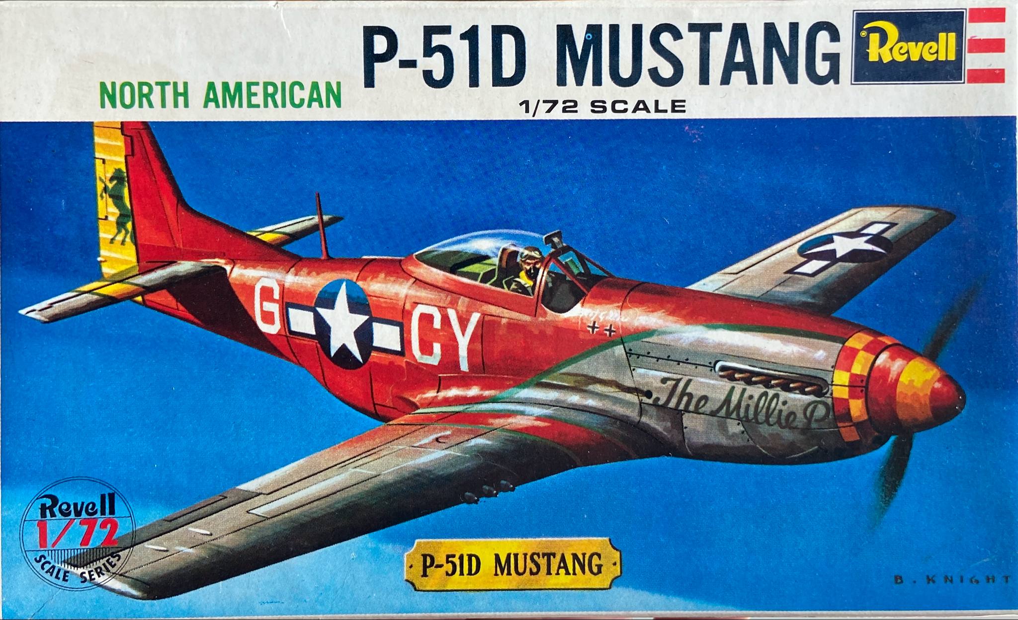 Revell 1/72 P-51D Mustang North American Fighter Aircraft Model World ...