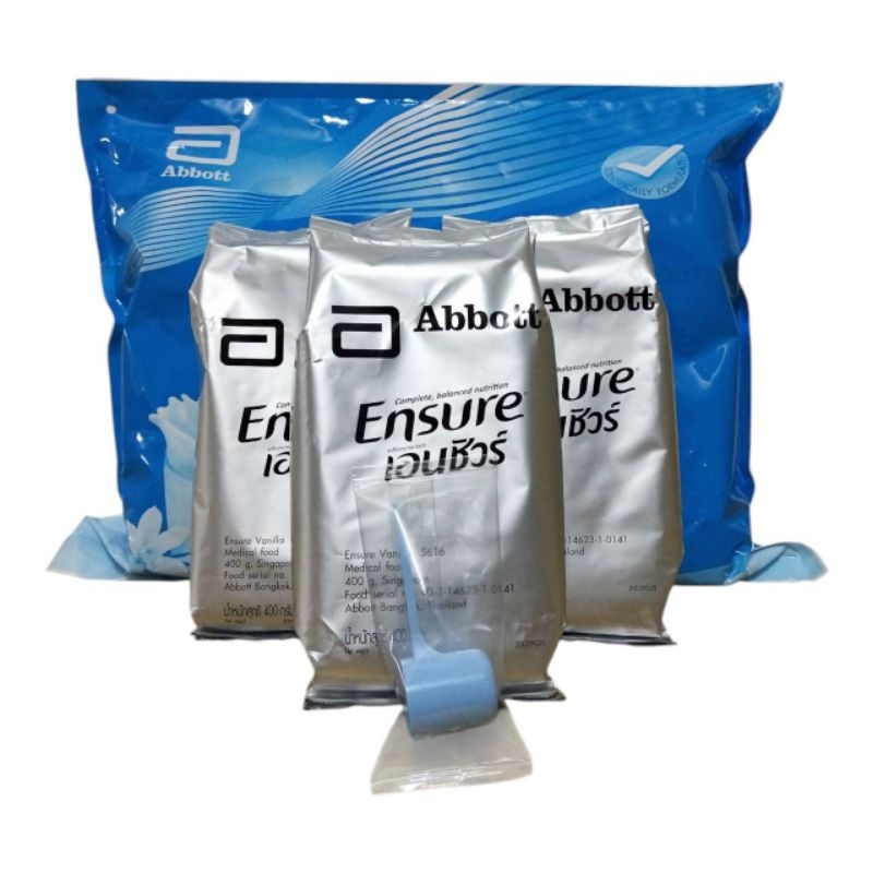 Ensure Refill Bag Vanilla Flavor Size 400 Grams X 3 Bags Total 1 200 1 ...