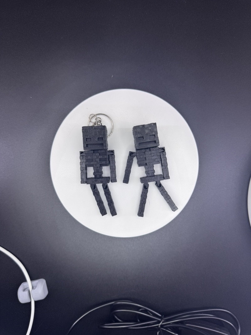 Minecraft Keychain Pixel Style Skeleton Wither | Shopee Philippines