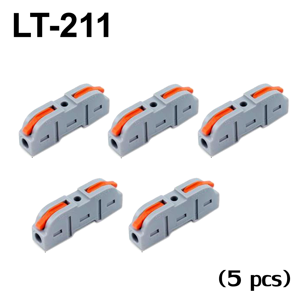 LT-211 Wire Connector Quick Terminal 1 Out 1 (5PCS) | Shopee Philippines