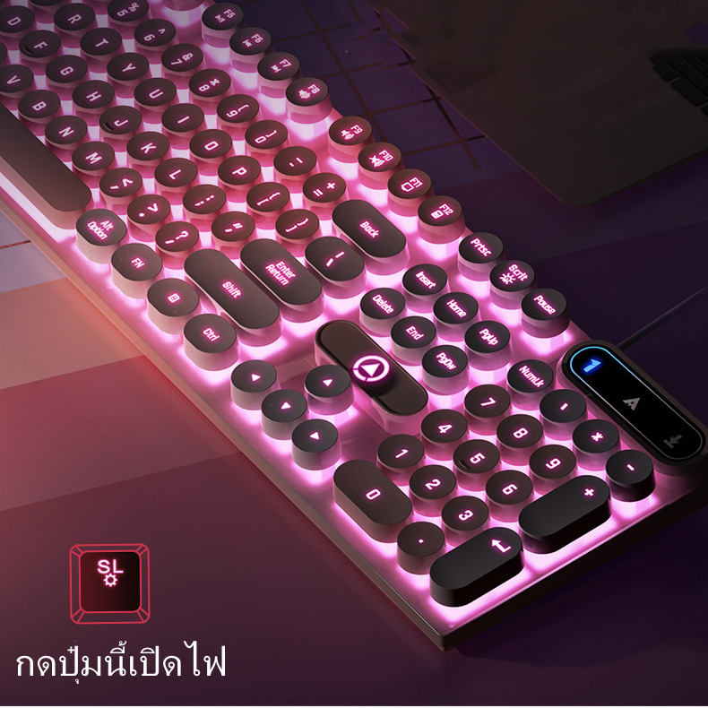 Gaming Keyboard Model K600 The Has A Beautiful Led Light/Flashing Light ...