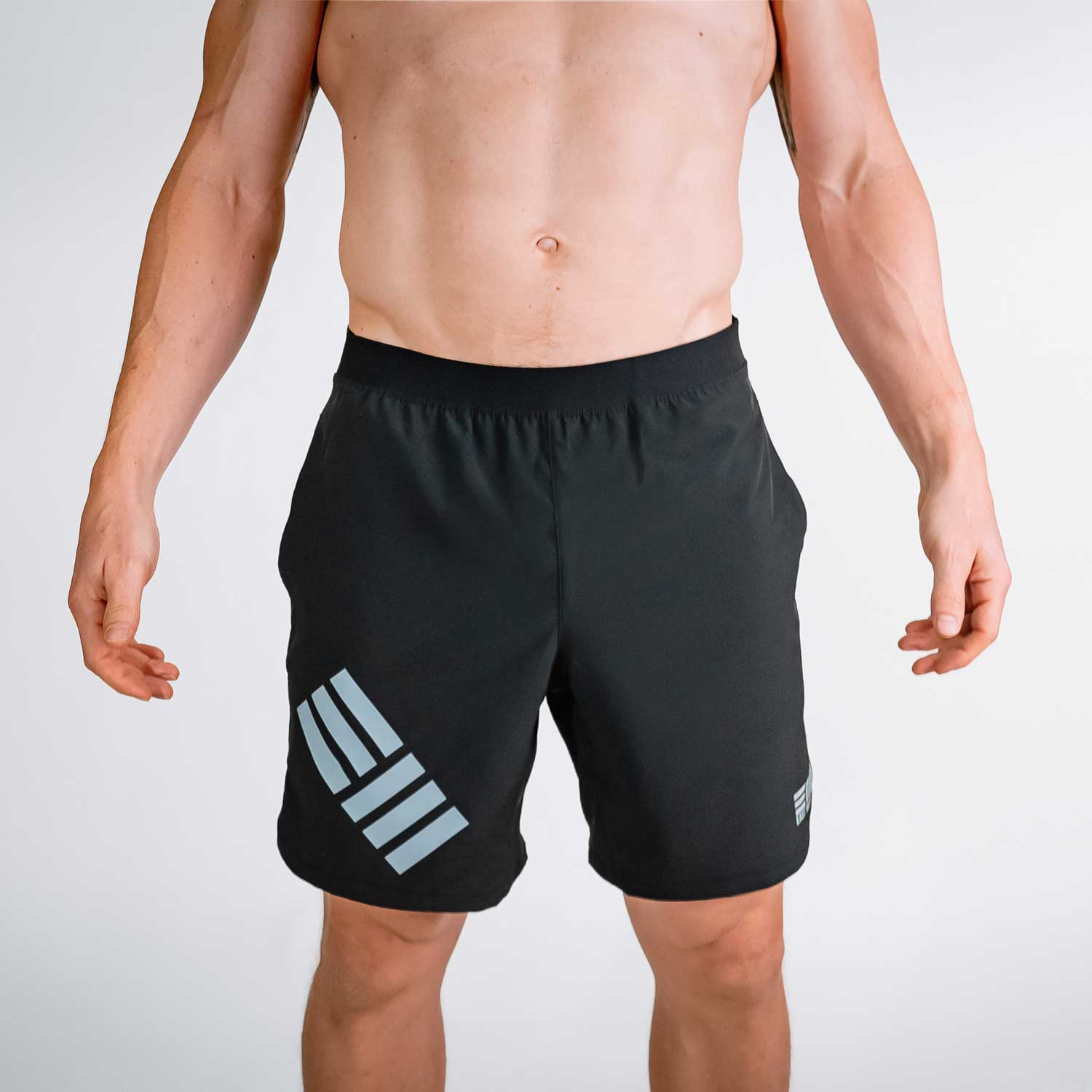 FLOW ZERO SHORTS-BLACK Grey Men's Exercise | Shopee Philippines