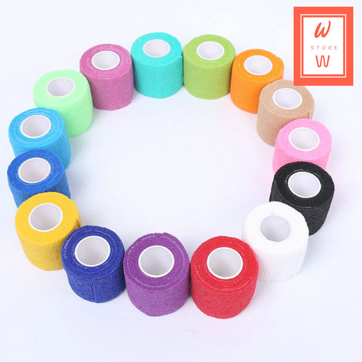 Lock Cloth Bandage Cylinder Tape Elastic Coban Exercise 1" Length 4.5 ...