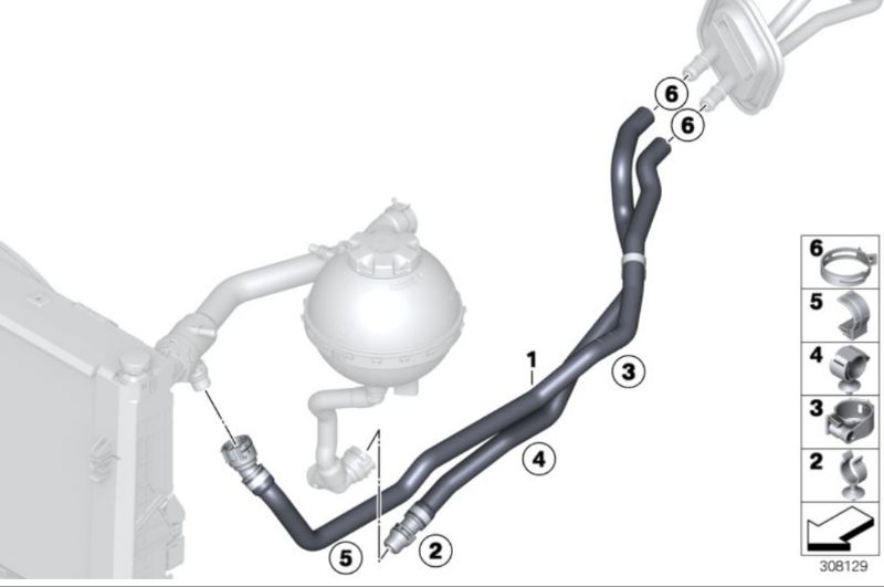 BMW N13 Heater Tube (Heater hose) | Shopee Philippines