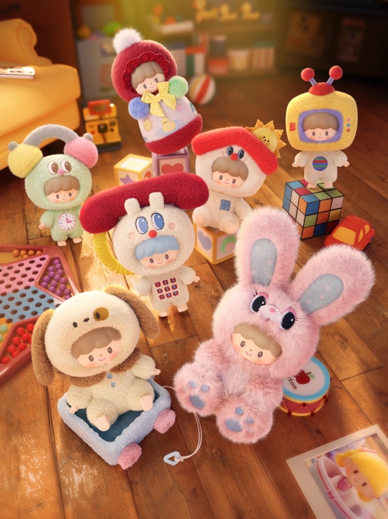 Lifting Box6dip zzton Retro toy series Pvc plush Blind box | Shopee ...