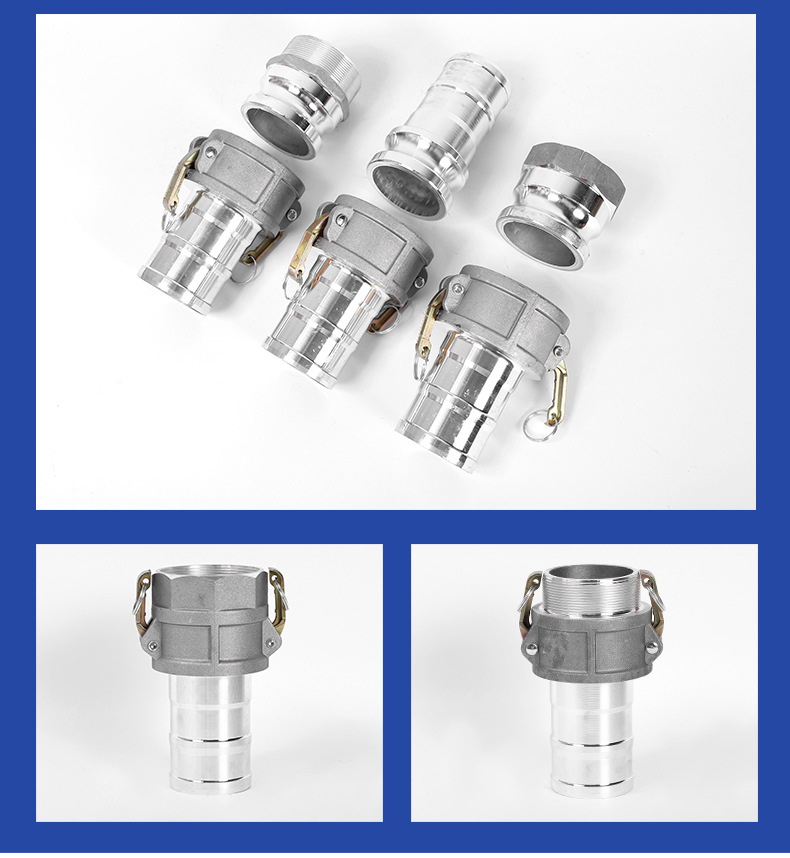 Quick Coupling Aluminum Comes Complete Set Male + Female Compatible ...