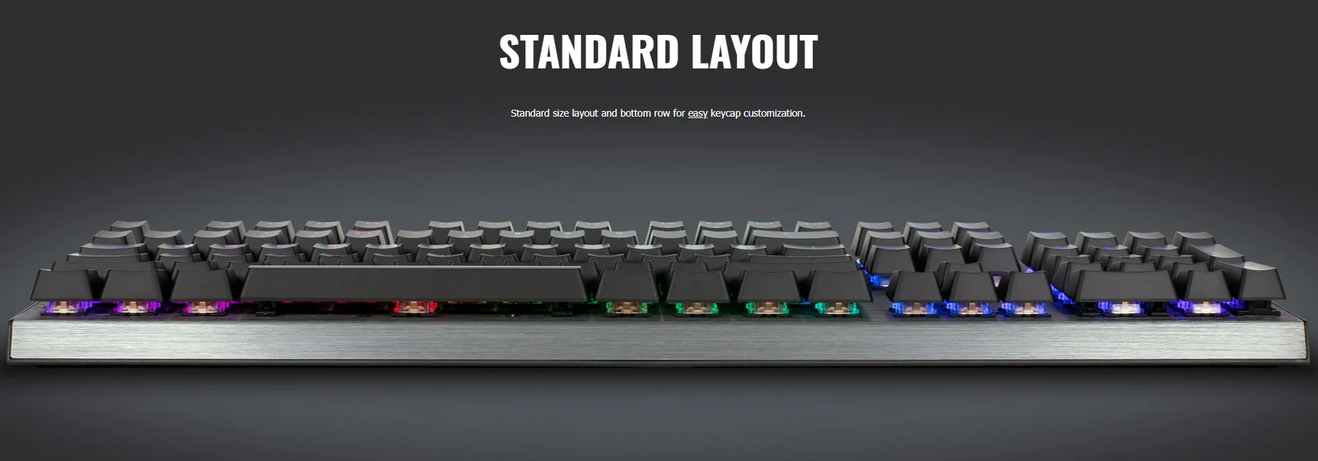 Cooler Master CK350 RGB Mechanical Gaming Keyboard Red Switch | Shopee ...