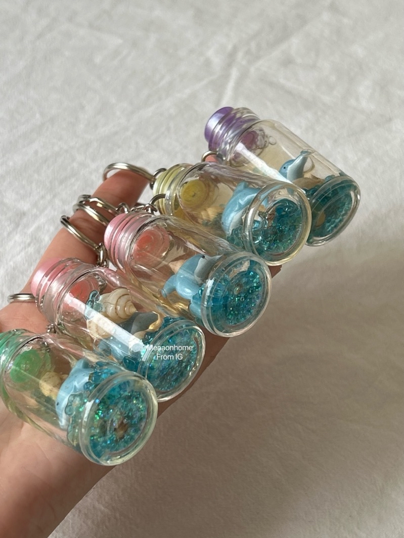 Ocean Bottle Keychains Japanese Diamond Fish Jar | Shopee Philippines