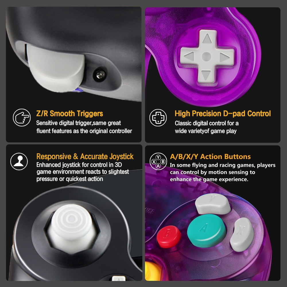 Nintendo Gamecube Wired Controller Wii U Game Joystick | Shopee Philippines