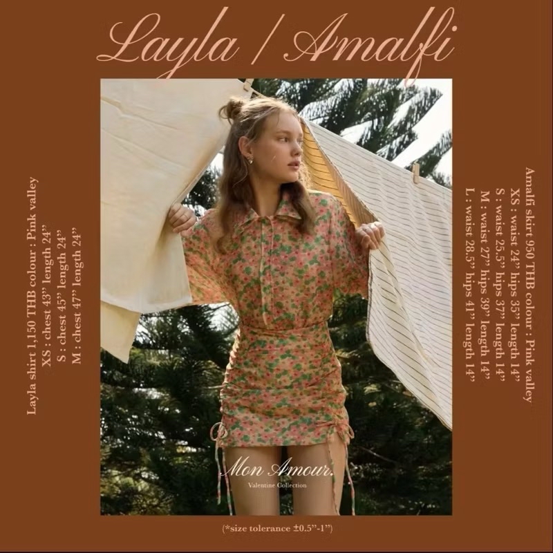 Forward lookbooklookbook set Layla (Size.S) Pink Green valley (used ...