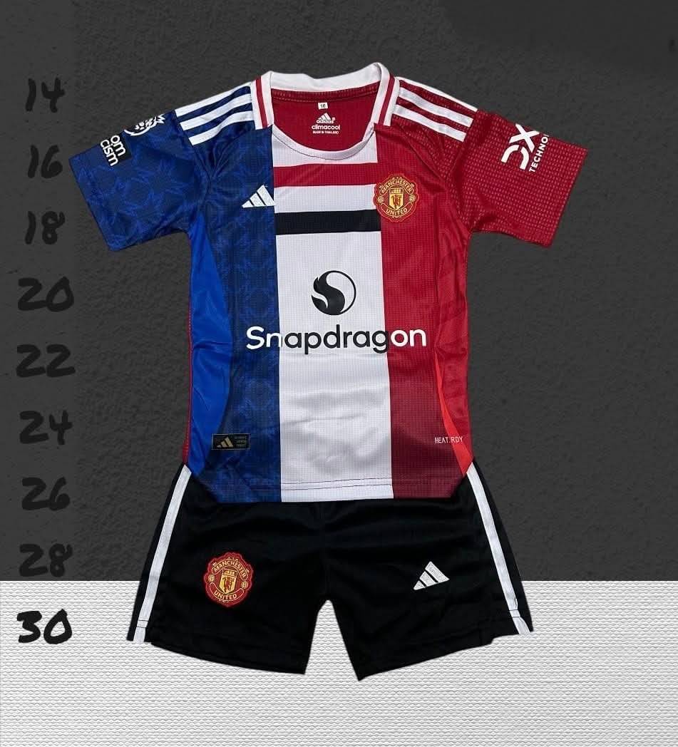 Three Childrens Team Man U Football Fan Grade | Shopee Philippines