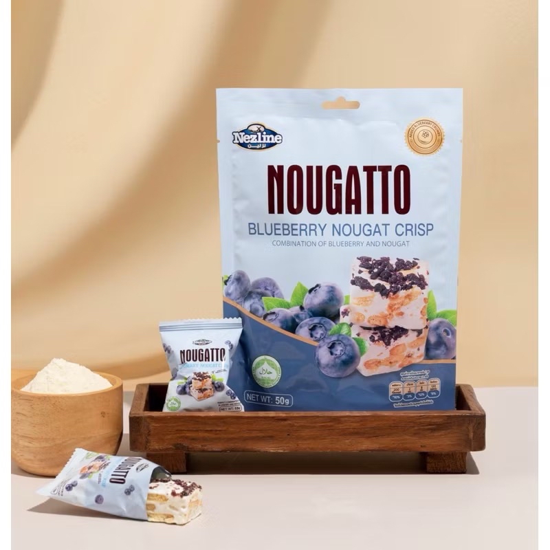 (50 Grams) Nezline Nougatto Nougat Crisp 3 Flavors Portable Size ...