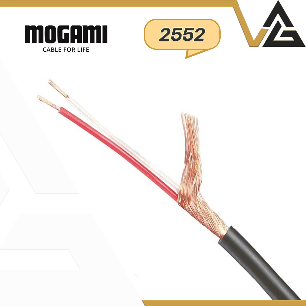 MOGAMI 2552 Signal Cable Audio Mic Balance 5mm Low noise Copper 26AWG Microphone | Shopee ...