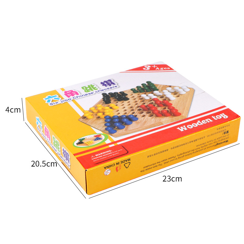 [Super Chess] Wooden Chinese Checkers (Rubberwood) | Shopee Philippines
