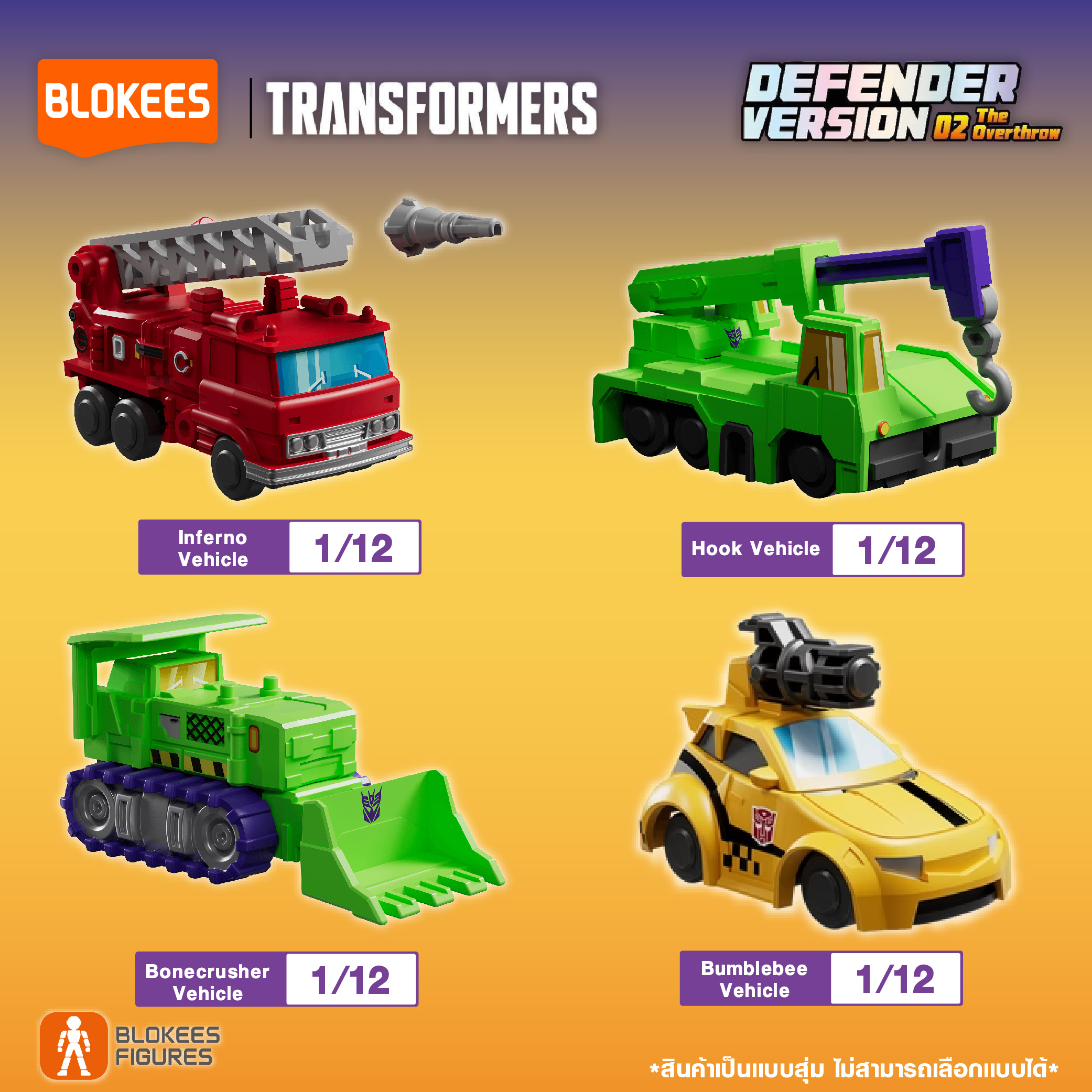 BLOKEES Transformers Model Kit (Blind box) Defender Version 02 The ...