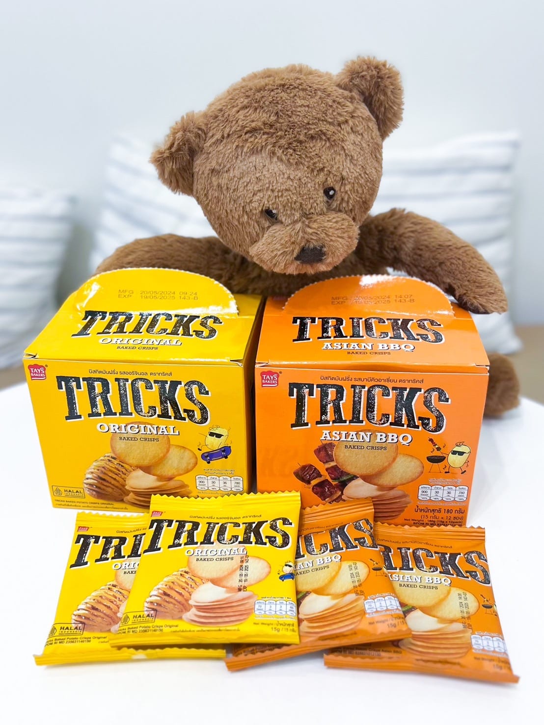 (1 Box 12 Packs) Tricks (Tricks) Baked Potato Chips Low Calorie ...
