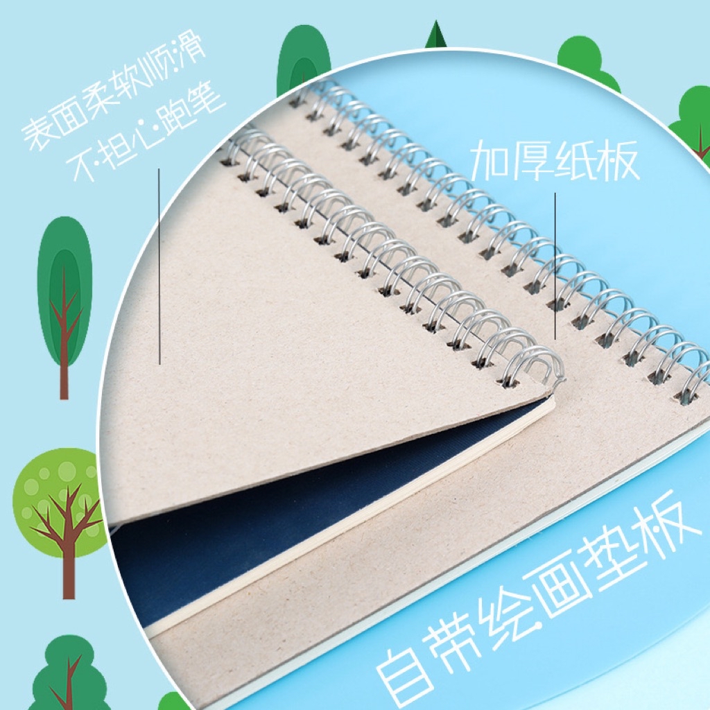 A4 Cartoon Pattern Loop Drawing Book 30 Sheets Easy To Draw | Shopee ...