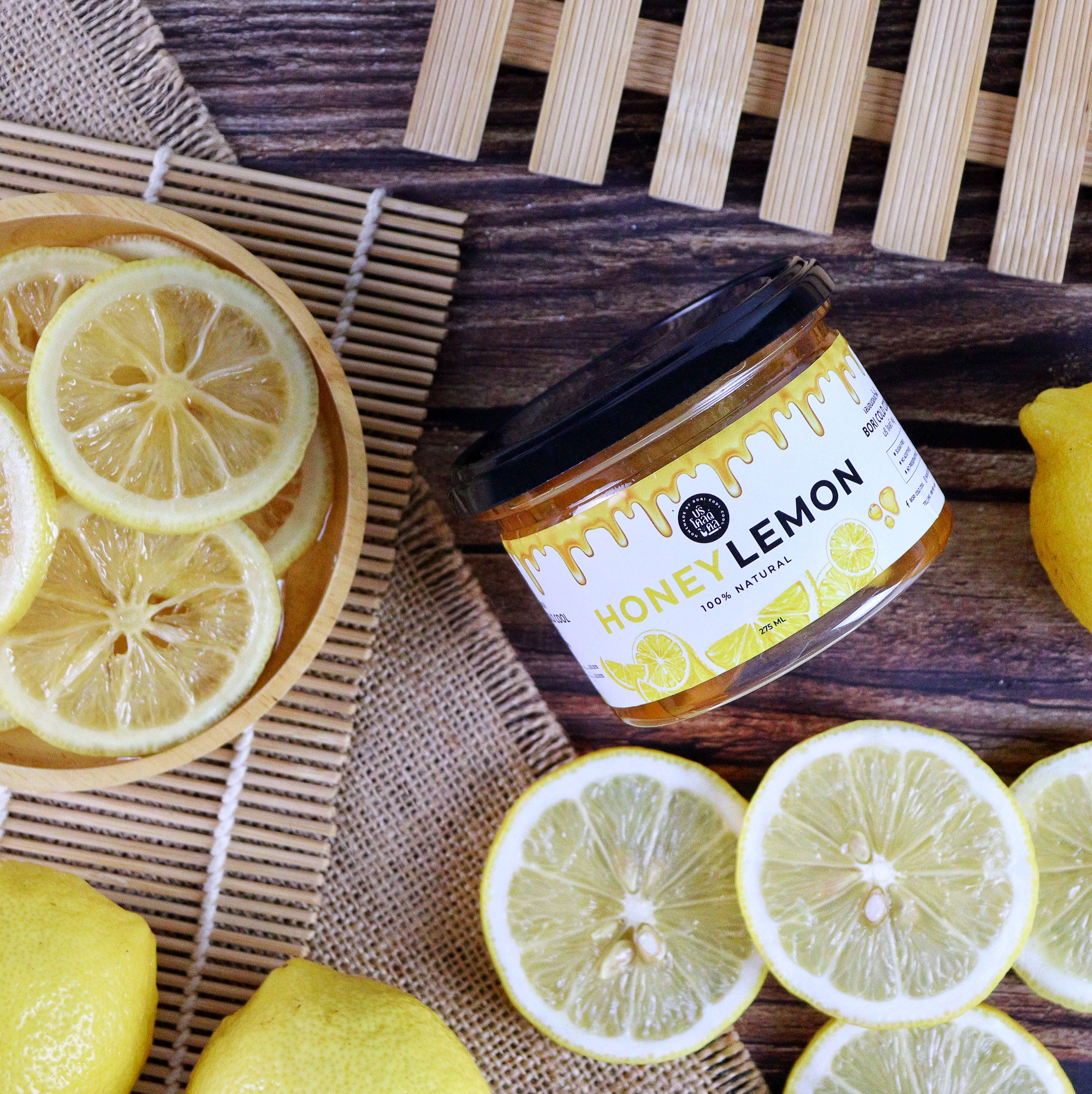 Pack Of 3 Pickled Lemon Honey Sugar Free Formula 275 ml. | Shopee ...