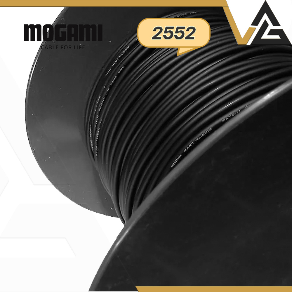 MOGAMI 2552 Signal Cable Audio Mic Balance 5mm Low noise Copper 26AWG Microphone | Shopee ...