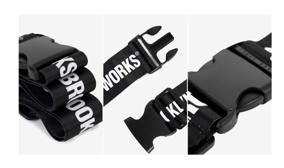 Brooklyn Works Logo Strap Multi-Purpose Webbing Luggage | Shopee ...