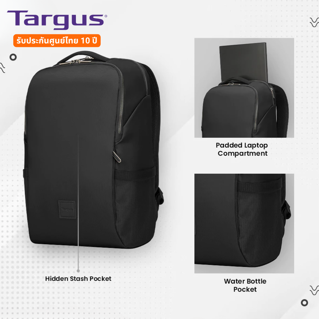Targus Urban Essential Backpack 15.6 "Notebook Slim Stylish Meet The ...