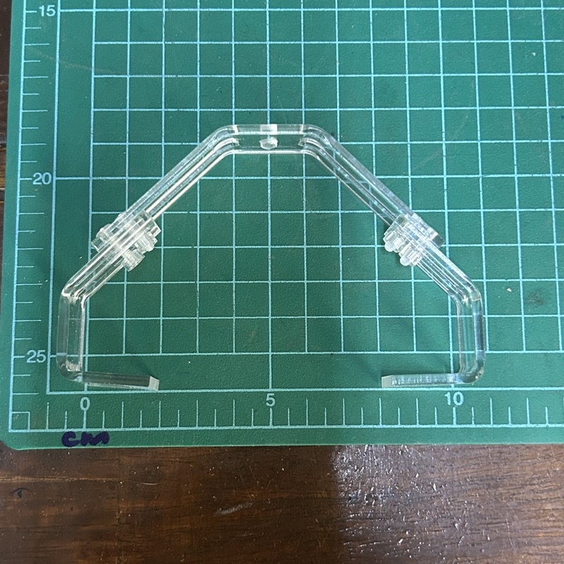 Clear Acrylic Legs For Holding Lamps (No Slings) Separate 1 Piece Or 1 ...
