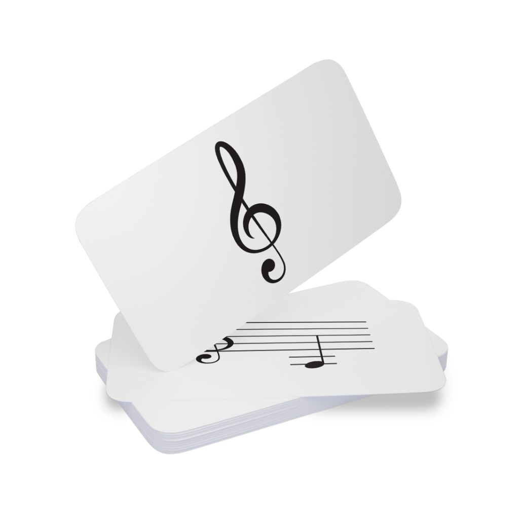 Key Flash card Seol And Keyfa G-Clef F-Clef Music Notes KP075 Vanda ...