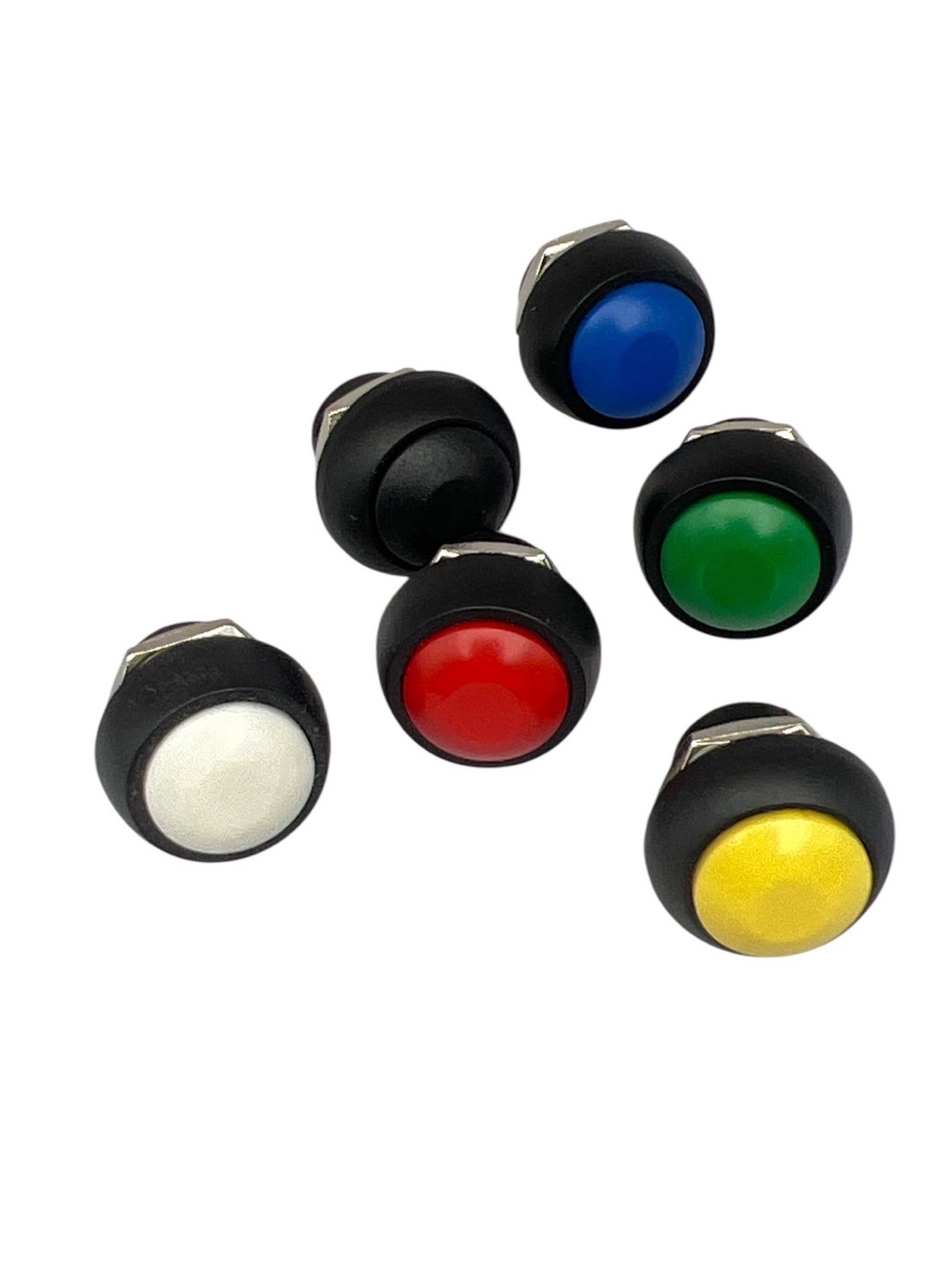 PBS-33B Rounded Push Button Switch Suitable For DIY Work Red Green ...