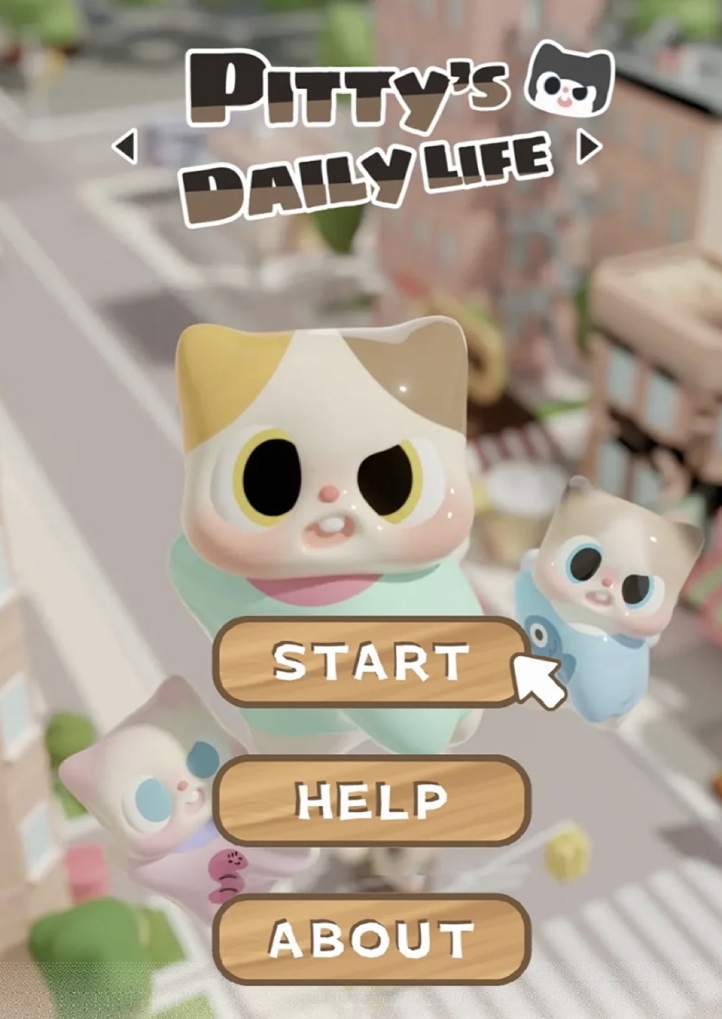 Pitty Cat Bean Random Pack (1pack/5mini) Pitty's Daily Life Mini Beans ...