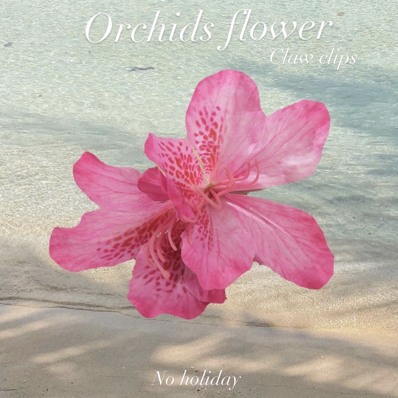 New ️ Orchid Flower Hair Clip flowers (Cut Off At 4:00 Pm) | Shopee ...
