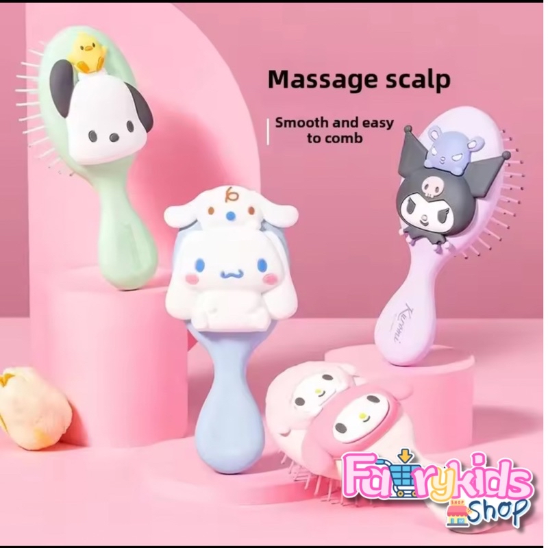 Cute Comb Myme Kuromi Cinnamon Sario Work Soft Nourishes The Scalp ...