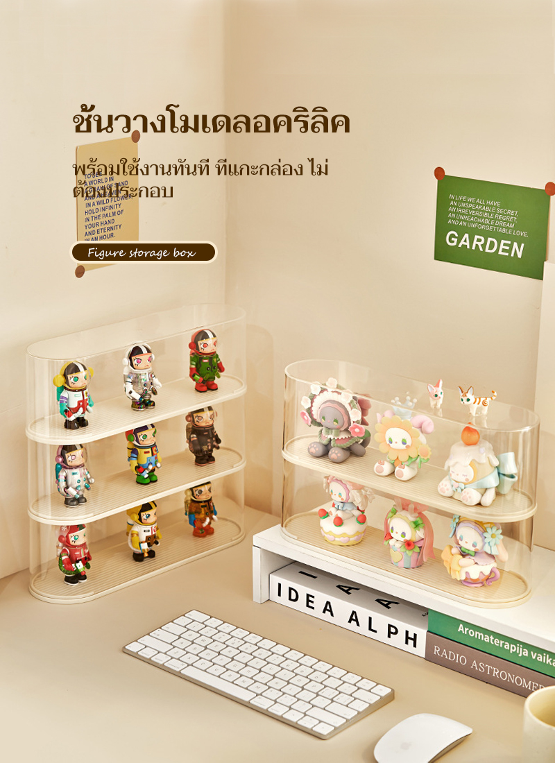popmart art toy Model Storage Box Clear Acrylic Case Stackable ...