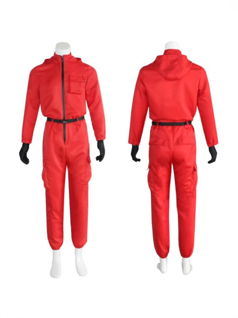 Squid Game Controller Cosplay Jumpsuit For Kids And Adults | Shopee ...