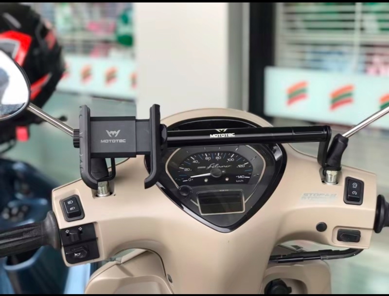 MOTOTEC MT-BA03 Extension Bar Long For Wave XMAX Grand Filano Scoopy Fino ADV Motorcycles ...