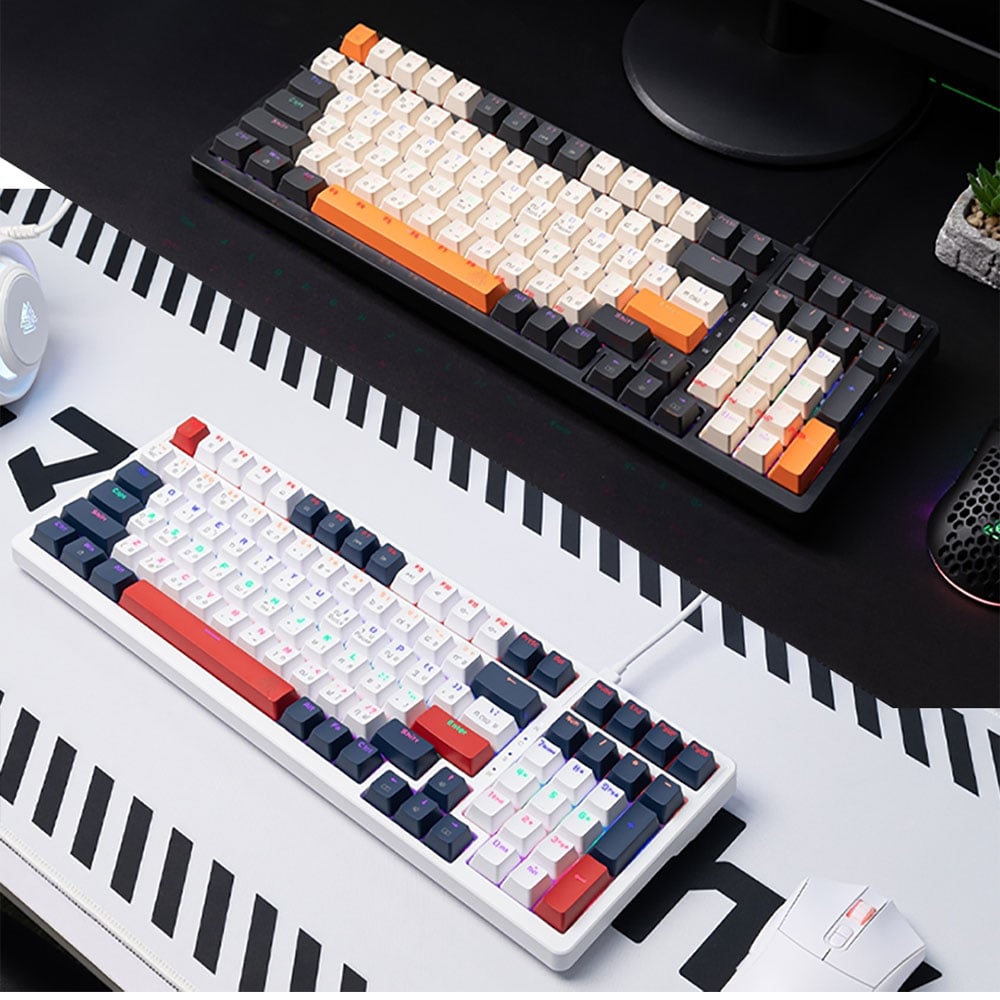 KEYBOARD (KEYBOARD) EGA TYPE CMK1 (LAYOUT C) (RED SWITCH/BLUE MINI RGB ...