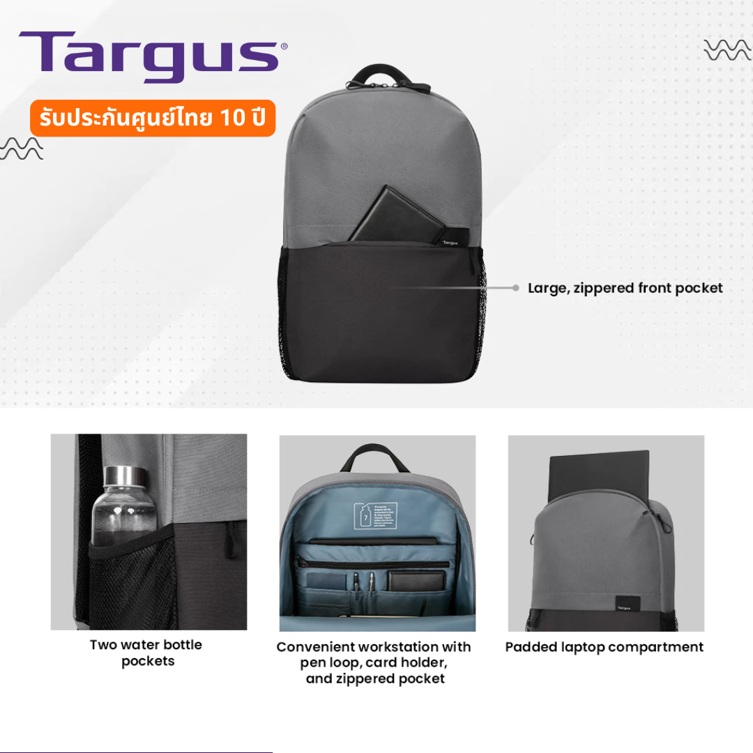 Targus 15.6 "Sagano EcoSmart Campus Backpack 15.6" Answers All ...