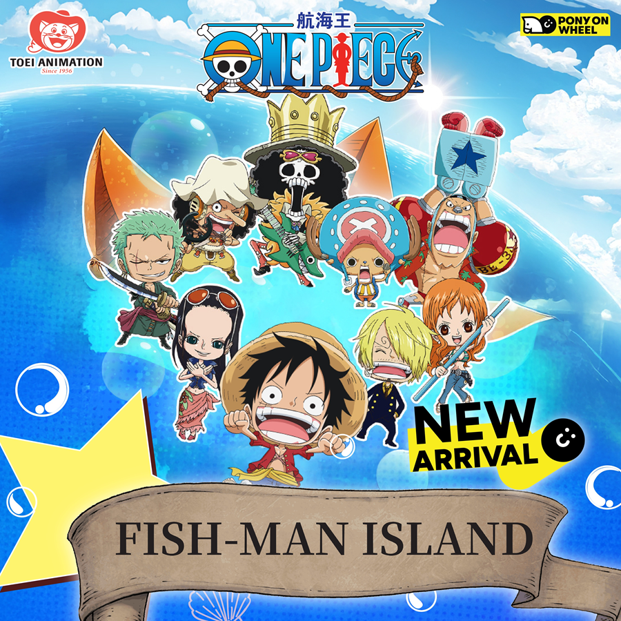 TOYzINBOX-ONE PIECE FISHMAN ISLAND BLIND BOX-Dip-whole set (9pcs ...