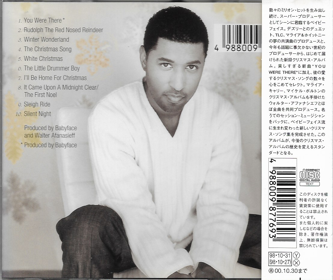 CD Babyface-Christmas with (1998)(Japan) | Shopee Philippines