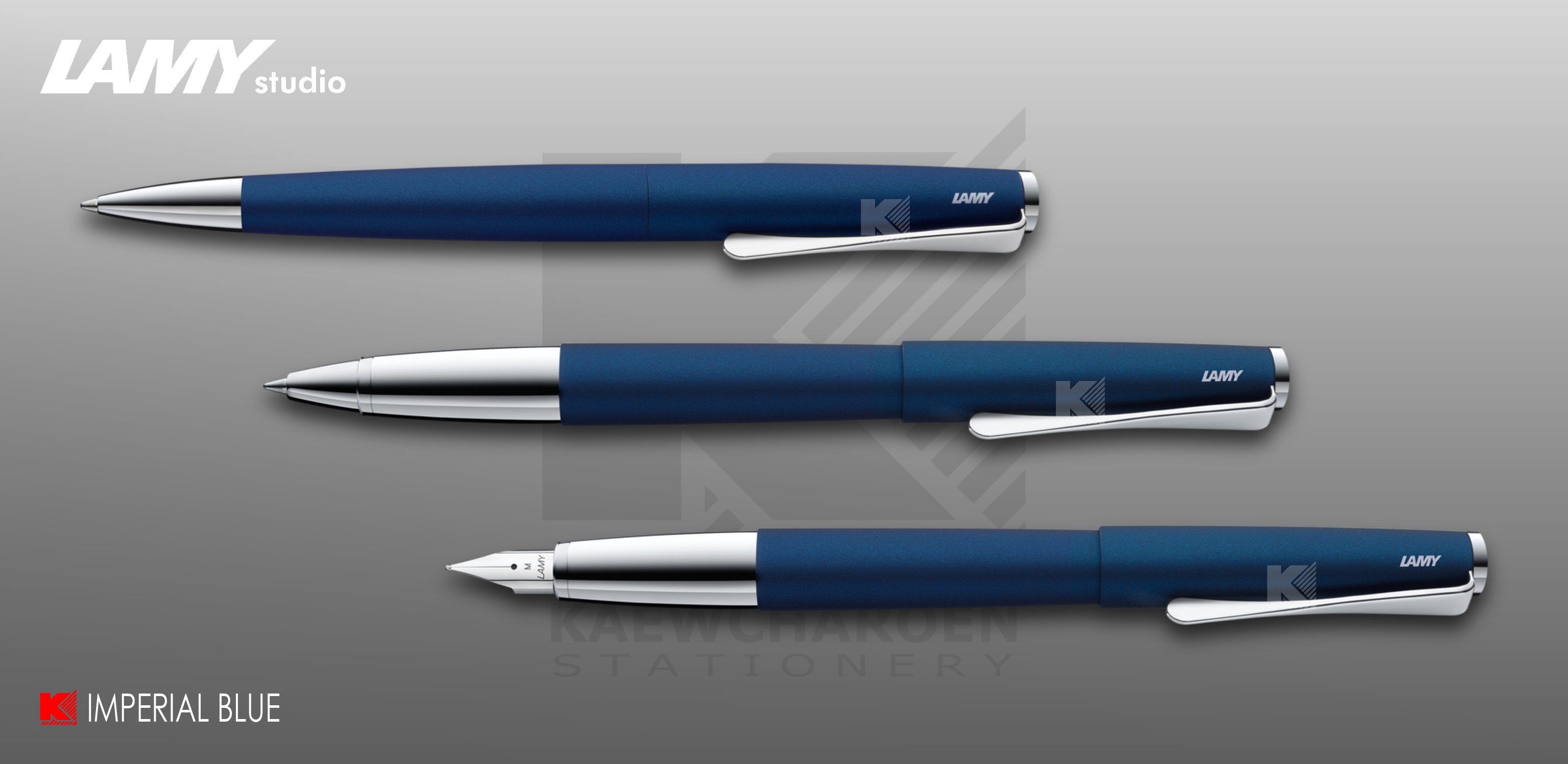 Fountain Pen LAMY studio imperial blue Model Head Size F (Fine ...