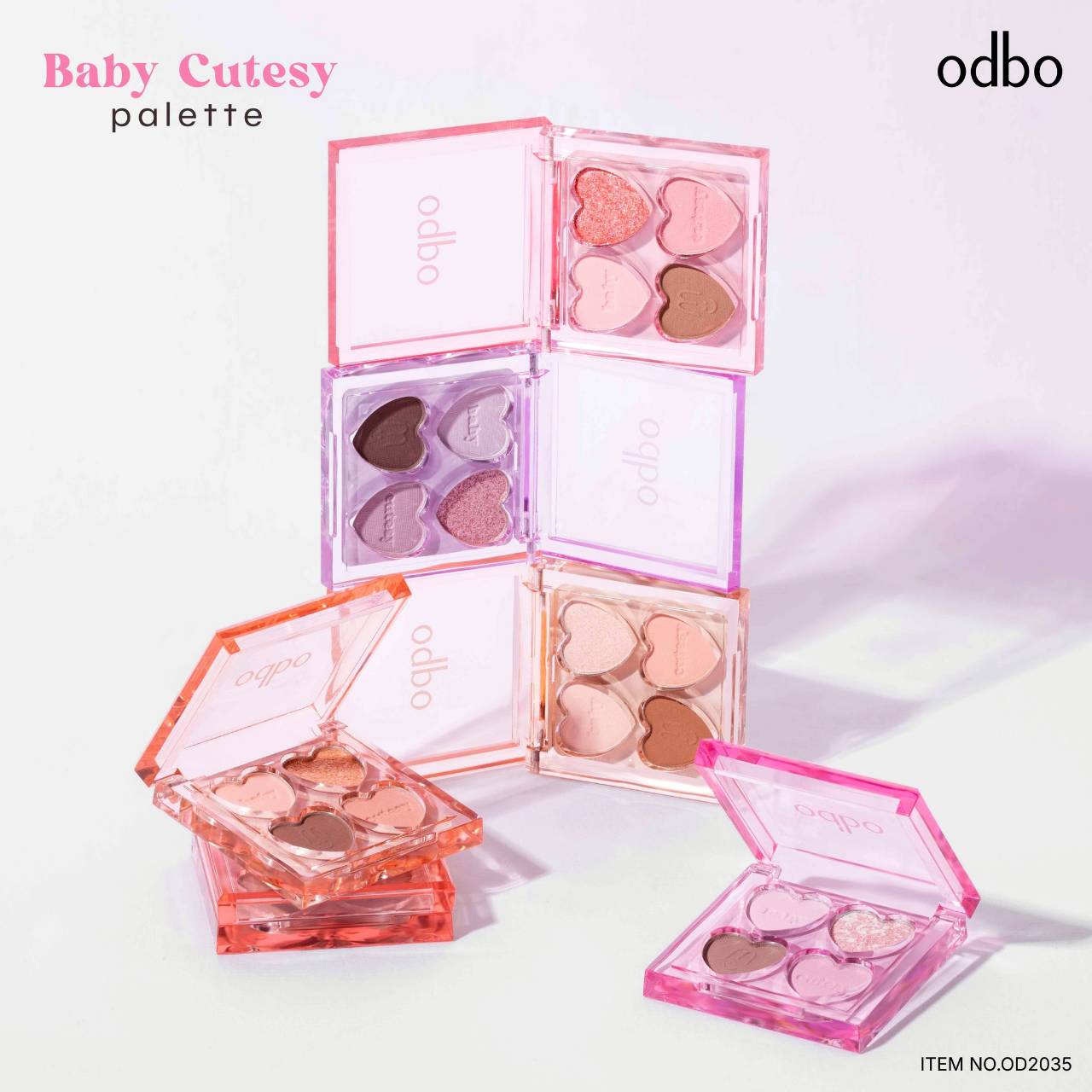 Odbo Eyeshadow palette Baby Eyebrowsy Cutesy OD2035 | Shopee Philippines