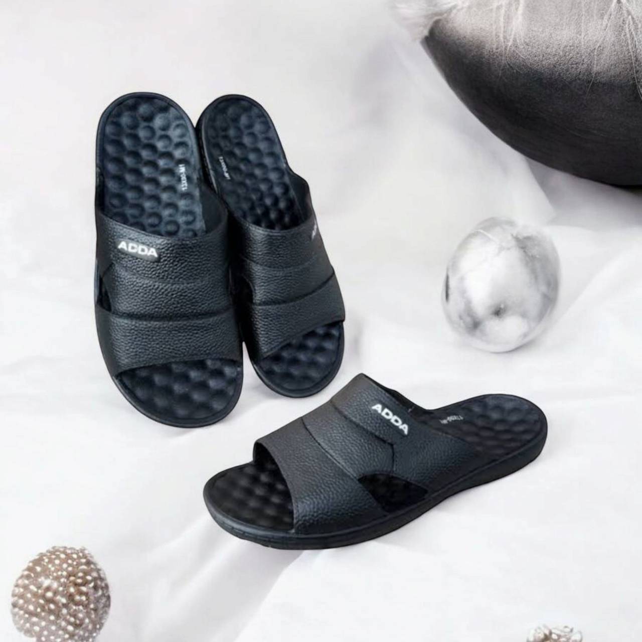 Adda Men's Slip-On Sandals Brand Model 13X00 Size 7-9 Express Delivery ...