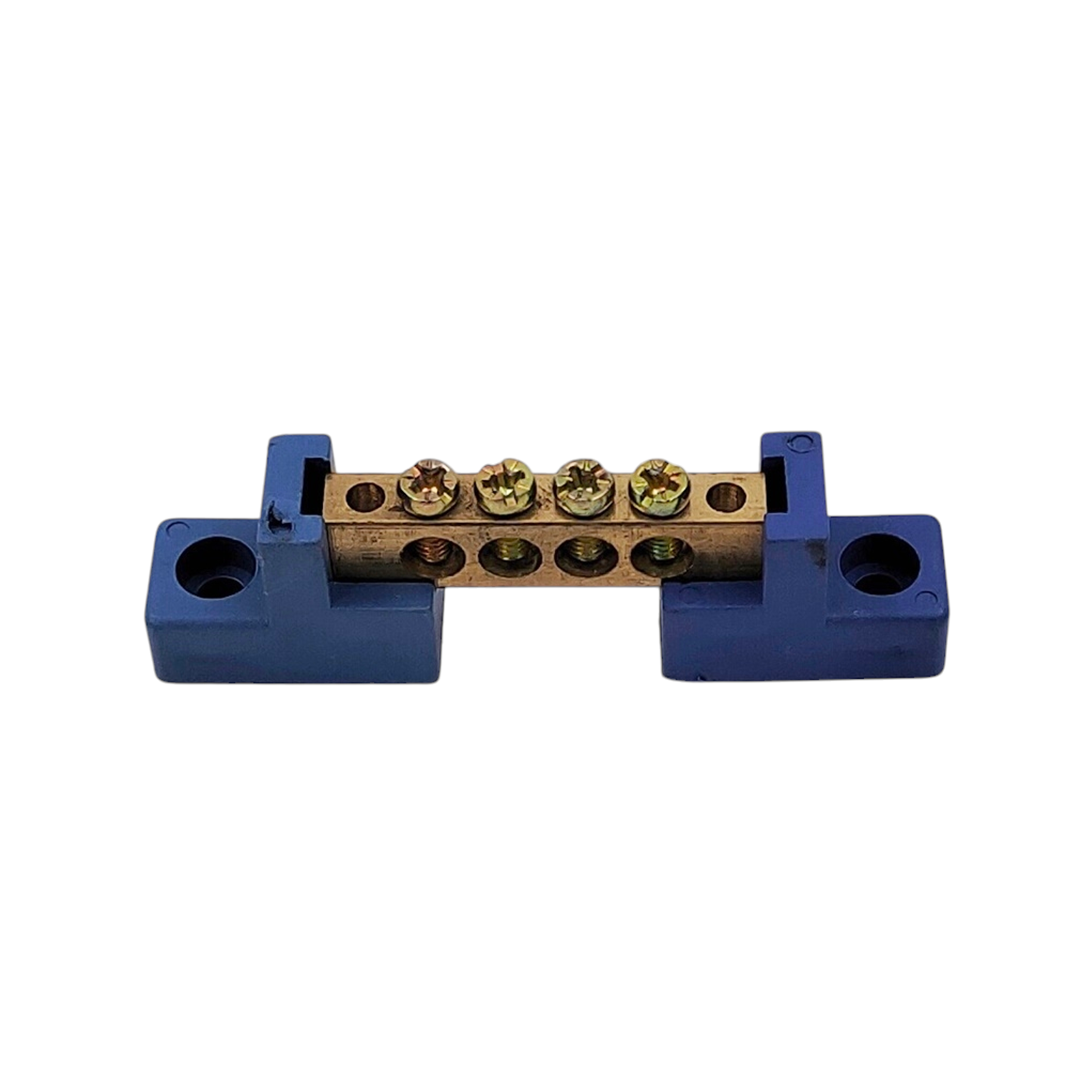 G-9604/06/08/10/12(63A) GROUNDING BUS-BAR Ground Terminal Brass Busbar ...