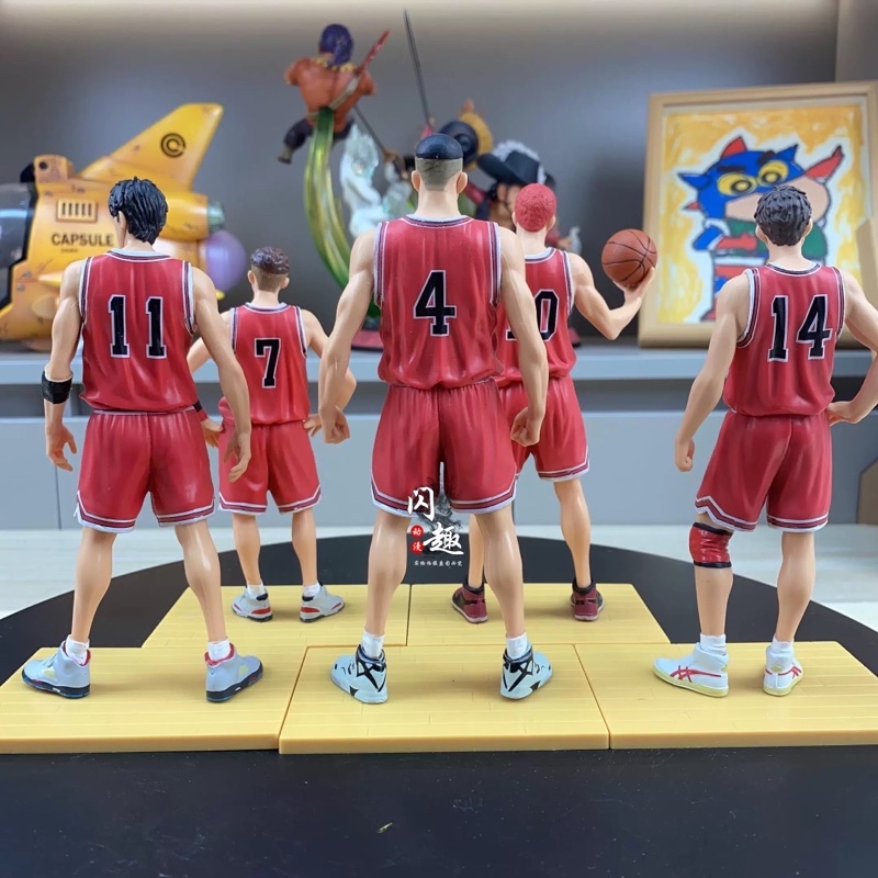 Slamdunk Set 5 Characters Very Beautiful Work About 13-15cm High ...
