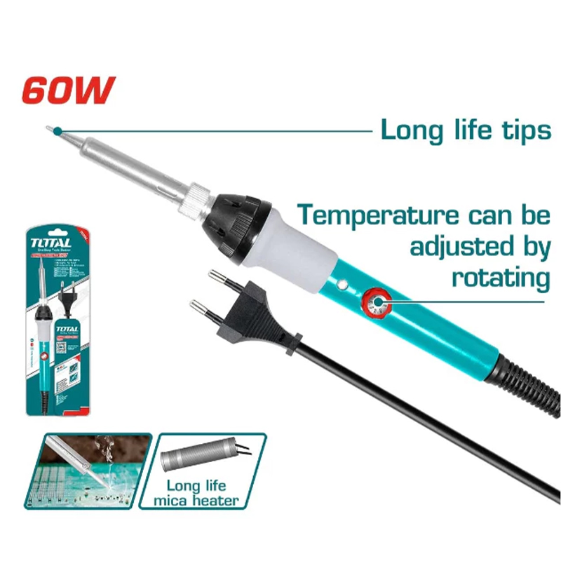 Total Electric soldering iron 60 Watts TET160831/100watt Model ...